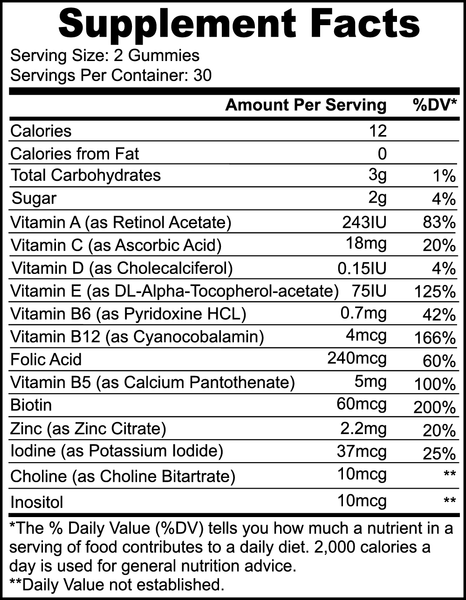 Multivitamin Adult Gummies – Biggest Flex Fitness